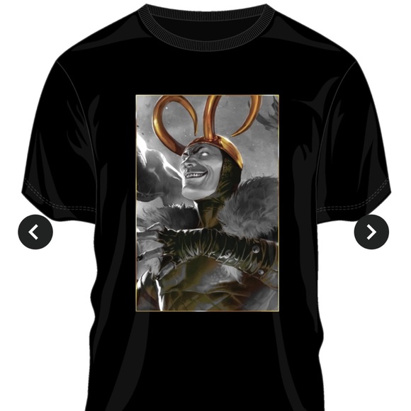 Marvel | Shirts | Marvel Loki Golden Horns Unisex Tshirt | Poshmark